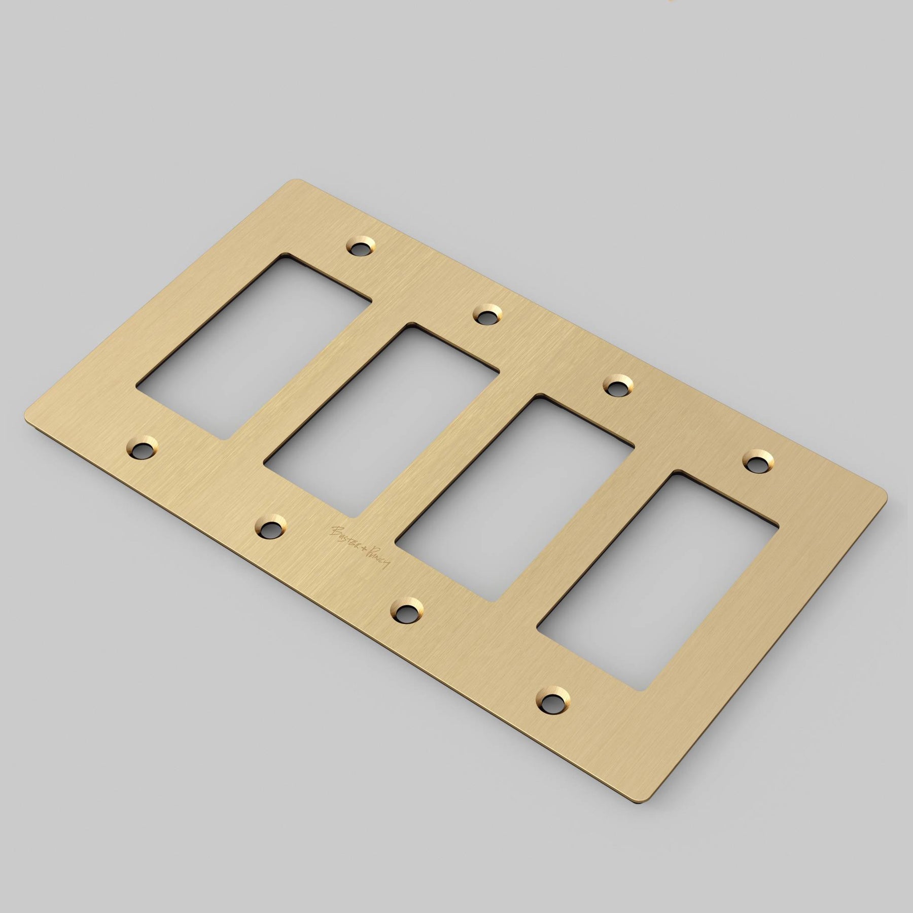 4G PLATE / WITH LOGO